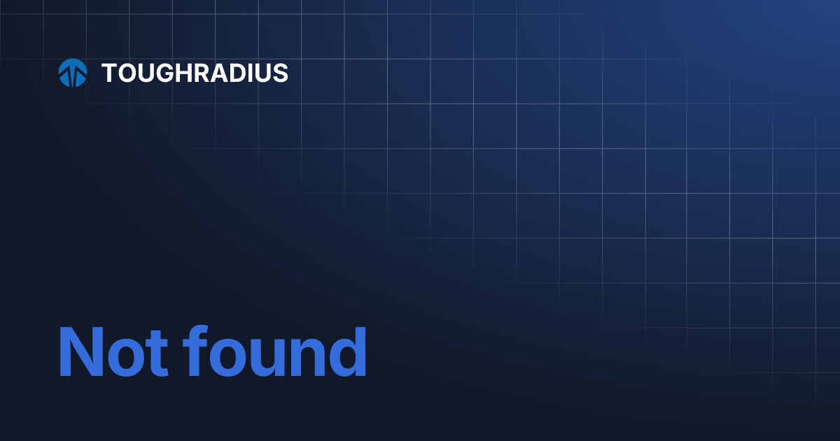 ToughRADIUS Defined TR069 Preset Template | TOUGHRADIUS